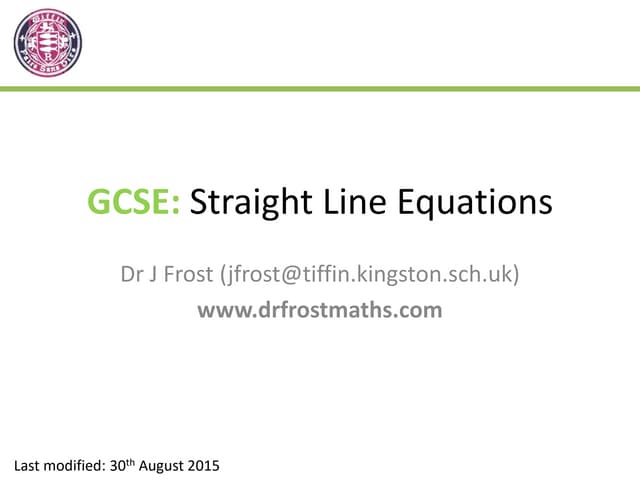 Math F3 (Straight line).pptx