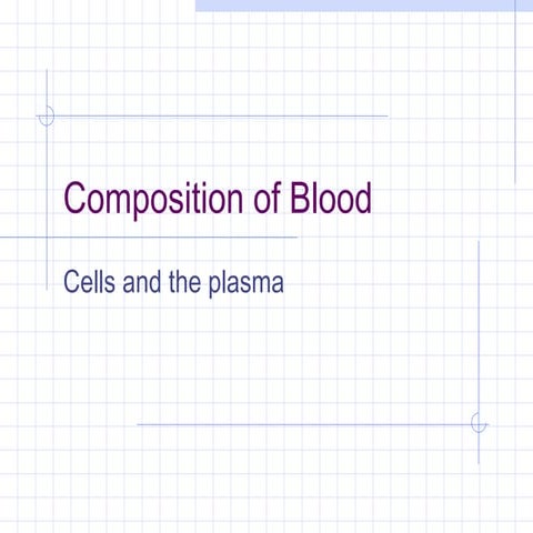 Gcse blood composition | PPT
