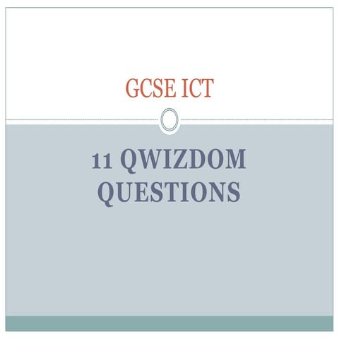 GCSE ICT | PPT