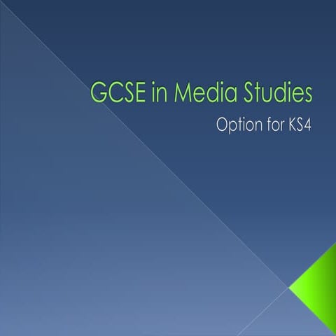 WJEC Media Studies Specification A2 Assessment | PDF