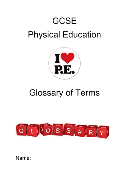 Glossary of terms hsc | DOCX