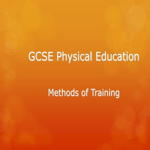 Gcse physical education | PPTX