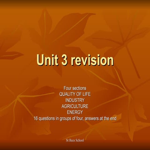 GCSE Revision ODR A Unit 3 | PPT