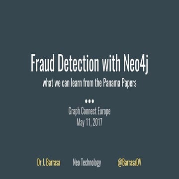 Fraud Detection with Neo4j | PPT