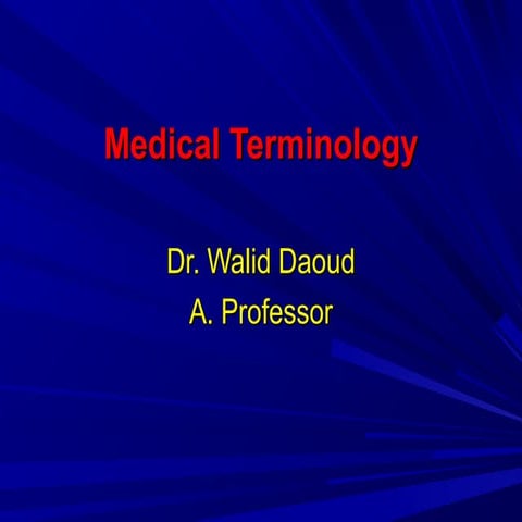 Med term week 1 | PPT