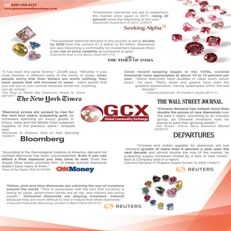 THE TOP MOST PRECIOUS DIAMONDS | PPTX