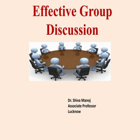 How To Speak Properly During Group Discussions | PPT