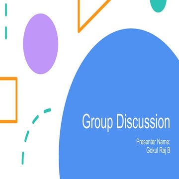 GD - group discussion | PPT