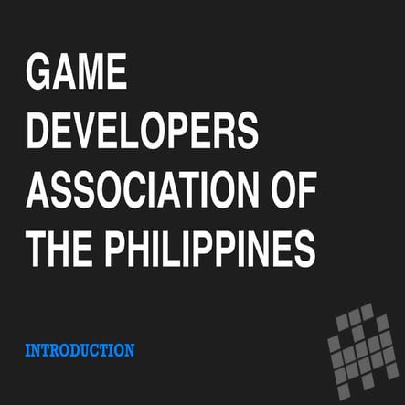 Game Developers Association of the Philippines | PDF