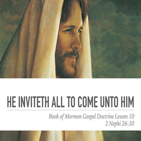 LDS Gospel Doctrine Book of Mormon Lesson 10 | PPT