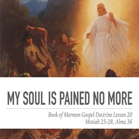 LDS Gospel Doctrine Book of Mormon Lesson 20 | PPT