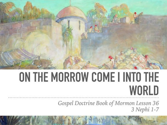 LDS Gospel Doctrine D&C Lesson 3 | PPT
