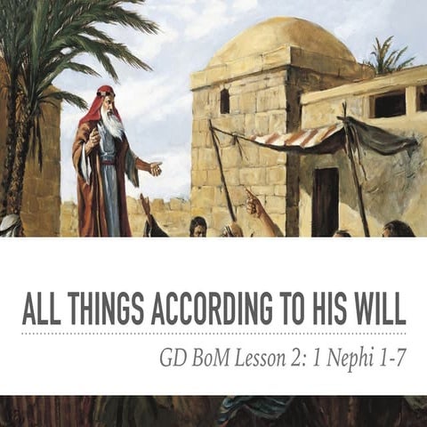 LDS Gospel Doctrine Book of Mormon Lesson 2 | PDF