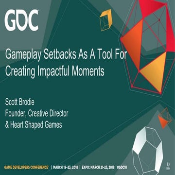 GDC 2018 Mobile Game Designers Notebook - Scott Brodie | PPT