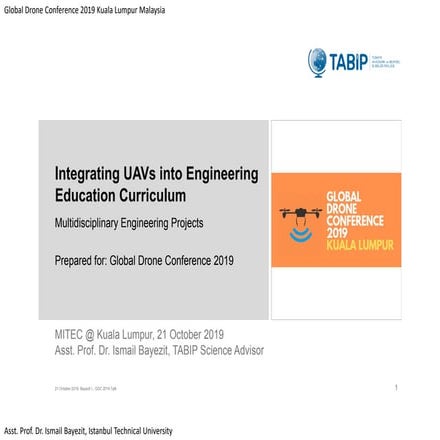 Integrating UAVs into Engineering Education Curriculum | PDF