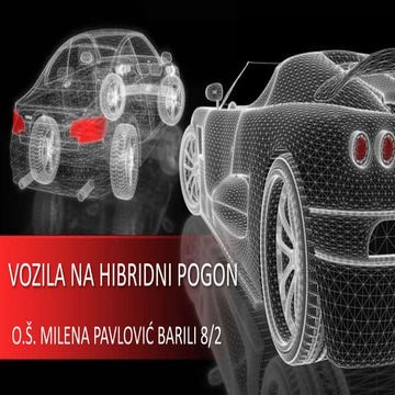 8 saobracajna sredstva na elektricni pogon | PPTX