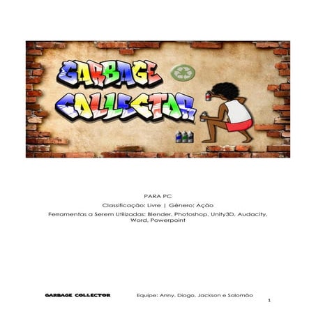 GDD - Jogo Garbage Collector | PDF
