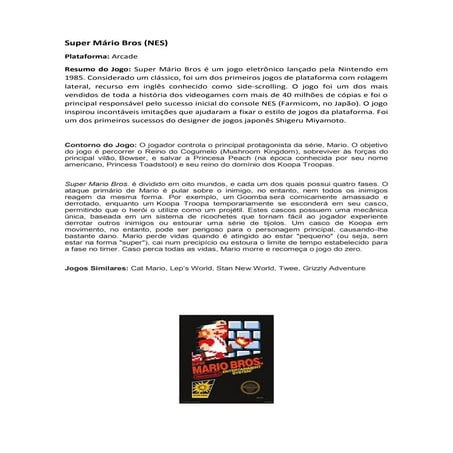 Gdd super mario bros | PDF