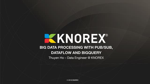 Big Data Processing With Pubsub Dataflow And Bigquery Ppt