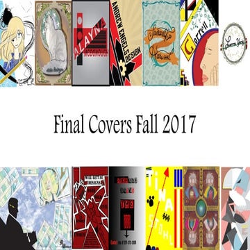 Student-Designed Portfolio Covers | PPTX