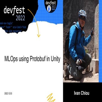 GDG-MLOps using Protobuf in Unity | PDF | Programming Languages | Computing