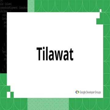 Presentation of google developer groups on campus BNU | PPTX