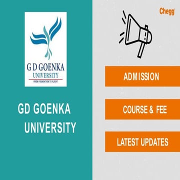 G d goenka university [gdgu], gurgaon | PPTX