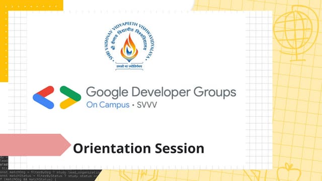 Google Developer Group(GDG) On Campus Info Session PPT 2024 | PPTX
