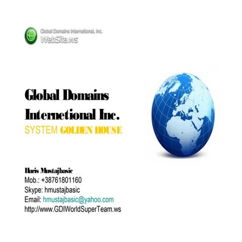 GDI - "GOLDEN HOUSE" | PPT