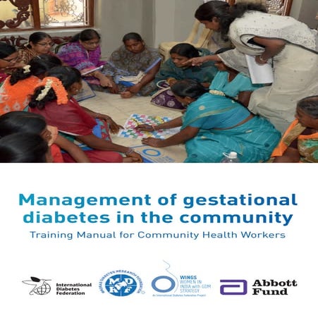 Gestational Diabetes Mellitus training Manual by diabetesasia.org
