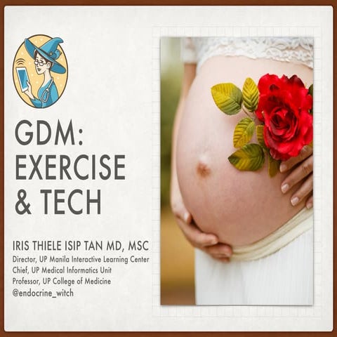 Gestational Diabetes: Exercise and Tech | PPT