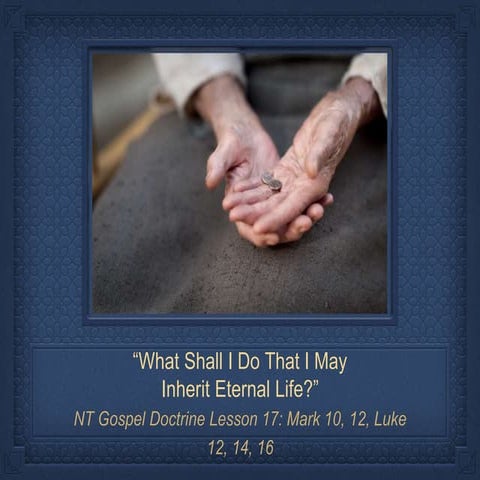 GD NT 17: MeckMom LDS Gospel Doctrine New Testament Lesson 17 | PPTX