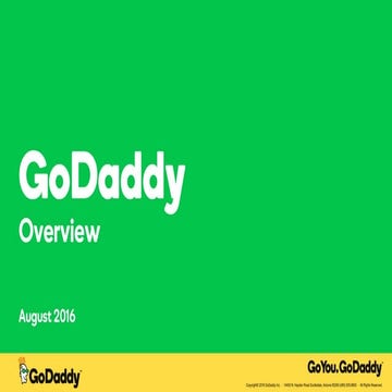 Gd overview - august | PDF