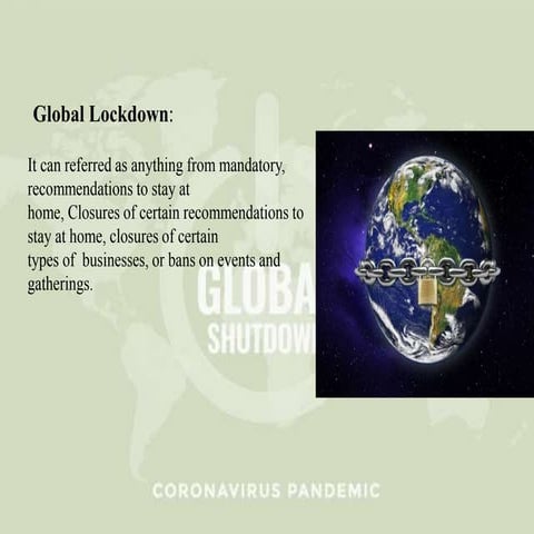 pros and cons of global lockdown | PPTX