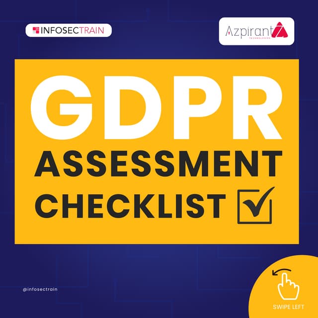 GDPR Assessment Checklist InfosecTrain.pdf