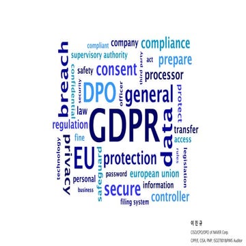Gdpr basic lecture | PPT