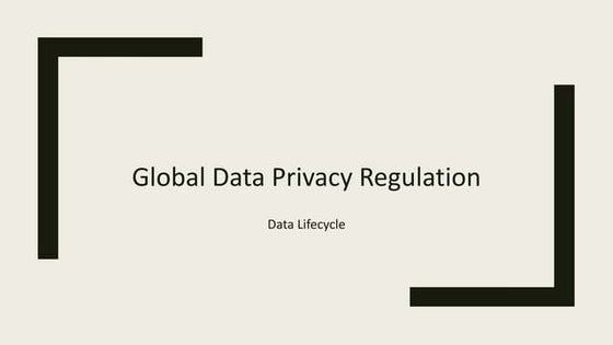 General data protection | PPT