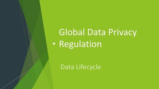 General data protection | PPT