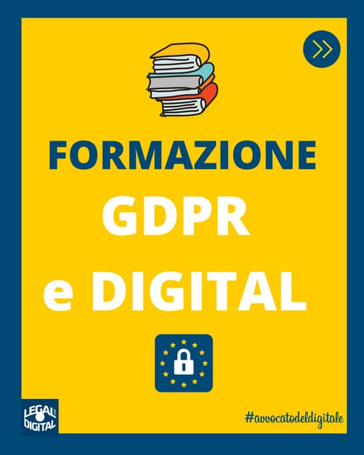 Gdpr e template legali | PDF