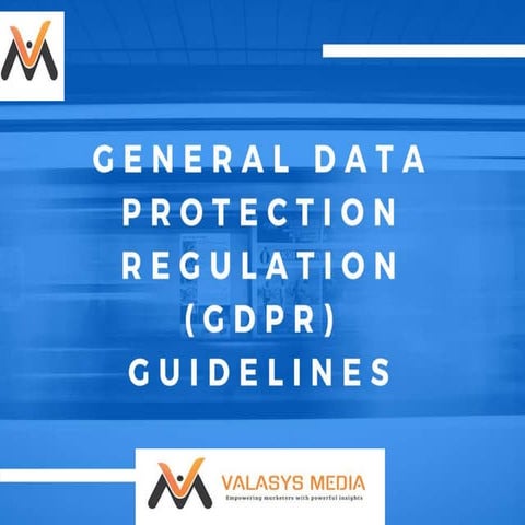 GDPR Guidelines for B2B Marketers | PPT