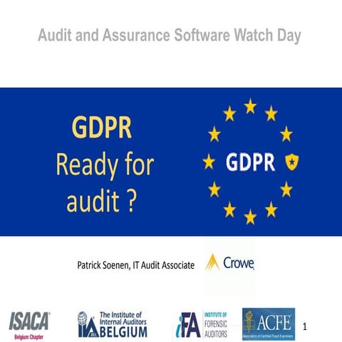 GDPR Are you ready for auditing privacy ? | PDF