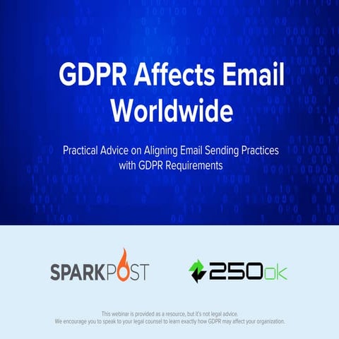 GDPR Affects Email Worldwide | PPT