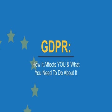 Gdpr Zilla Ppt