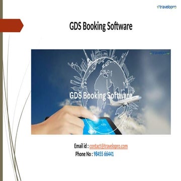 GDS Booking Software | GDS Integration.pptx