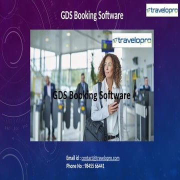 GDS Booking Software | GDS Integration | Travel GDS System | PPT