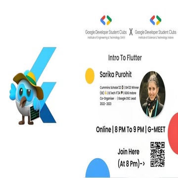 GDSC Flutter Session 2024 hosted by Sarika Purohit | PDF