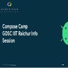 GDSC IIIT Raichur Compose Camp Session 1 | PDF