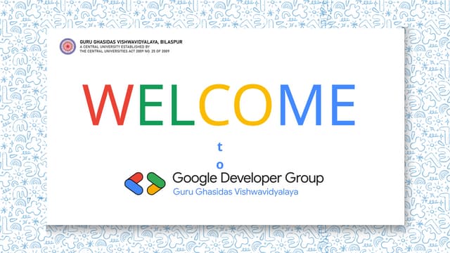 Google Developer Group(GDG) On Campus Info Session PPT 2024 | PPTX