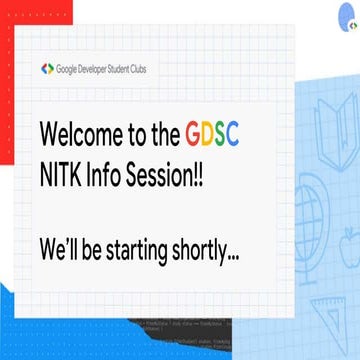 GDSC Info Session | PPTX