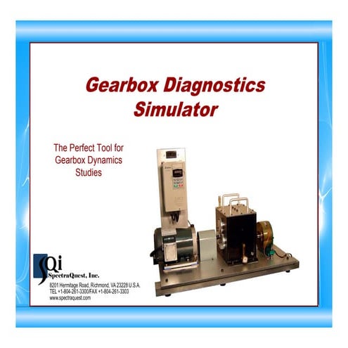 GEARBOX DYNAMICS SIMULATOR | PDF